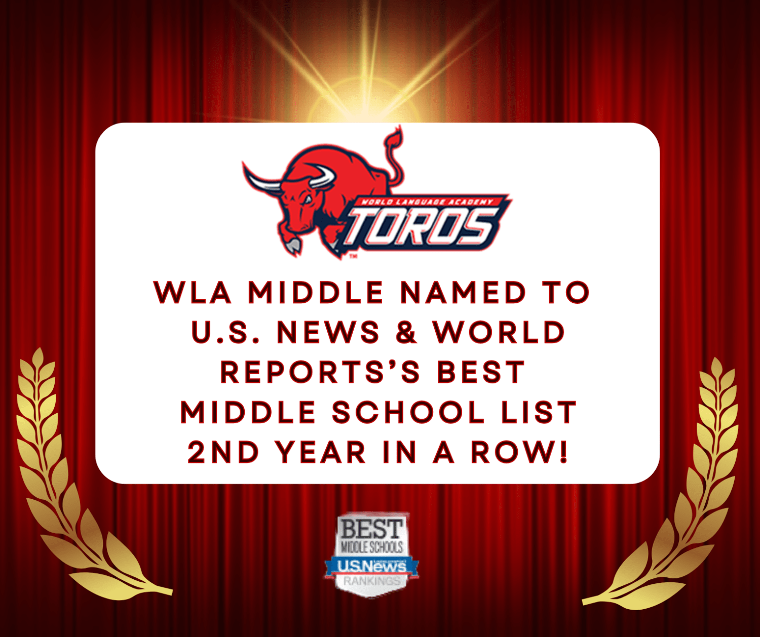 World Language Academy Middle – Home of the Toros